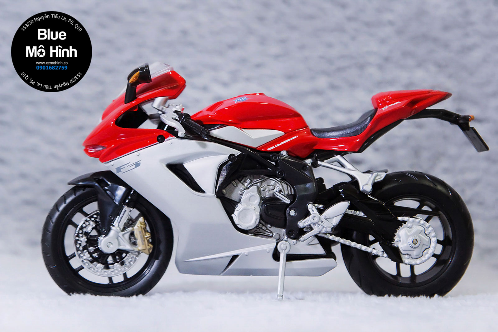 Xe mô hình MV Agusta F3 Maisto 1:12 - Blue Mô Hình