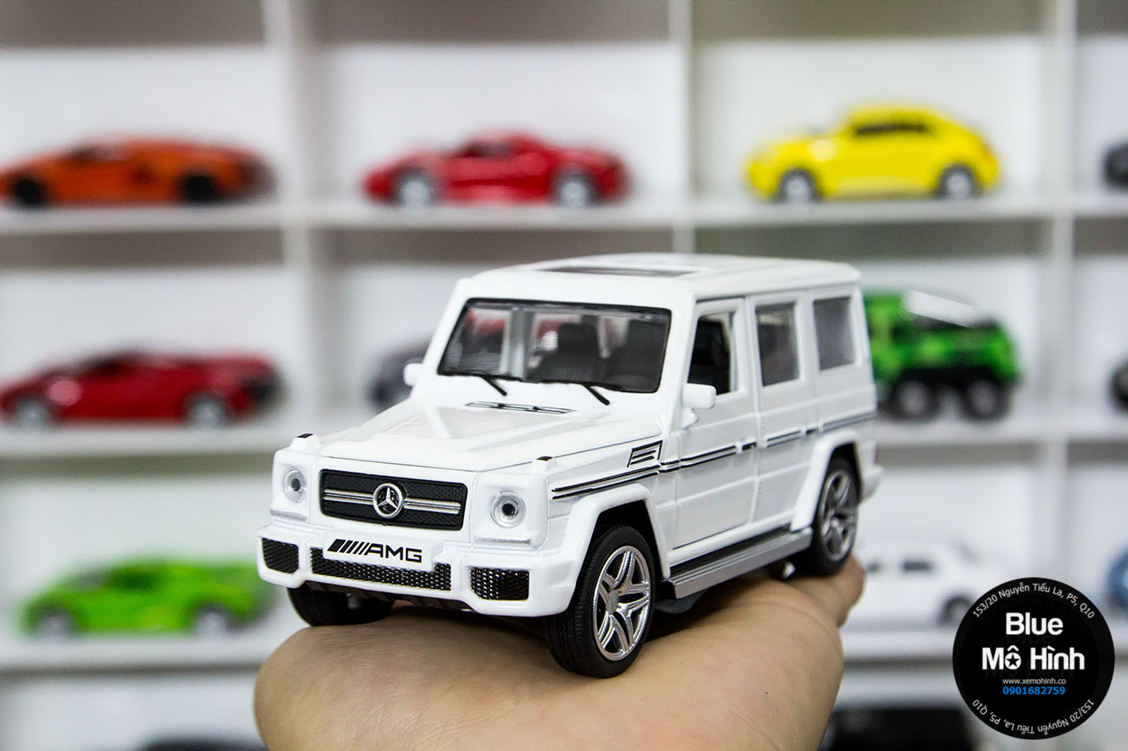 Xe mô hình Mercedes G65 AMG Mini Auto 1:32 - Blue Mô Hình
