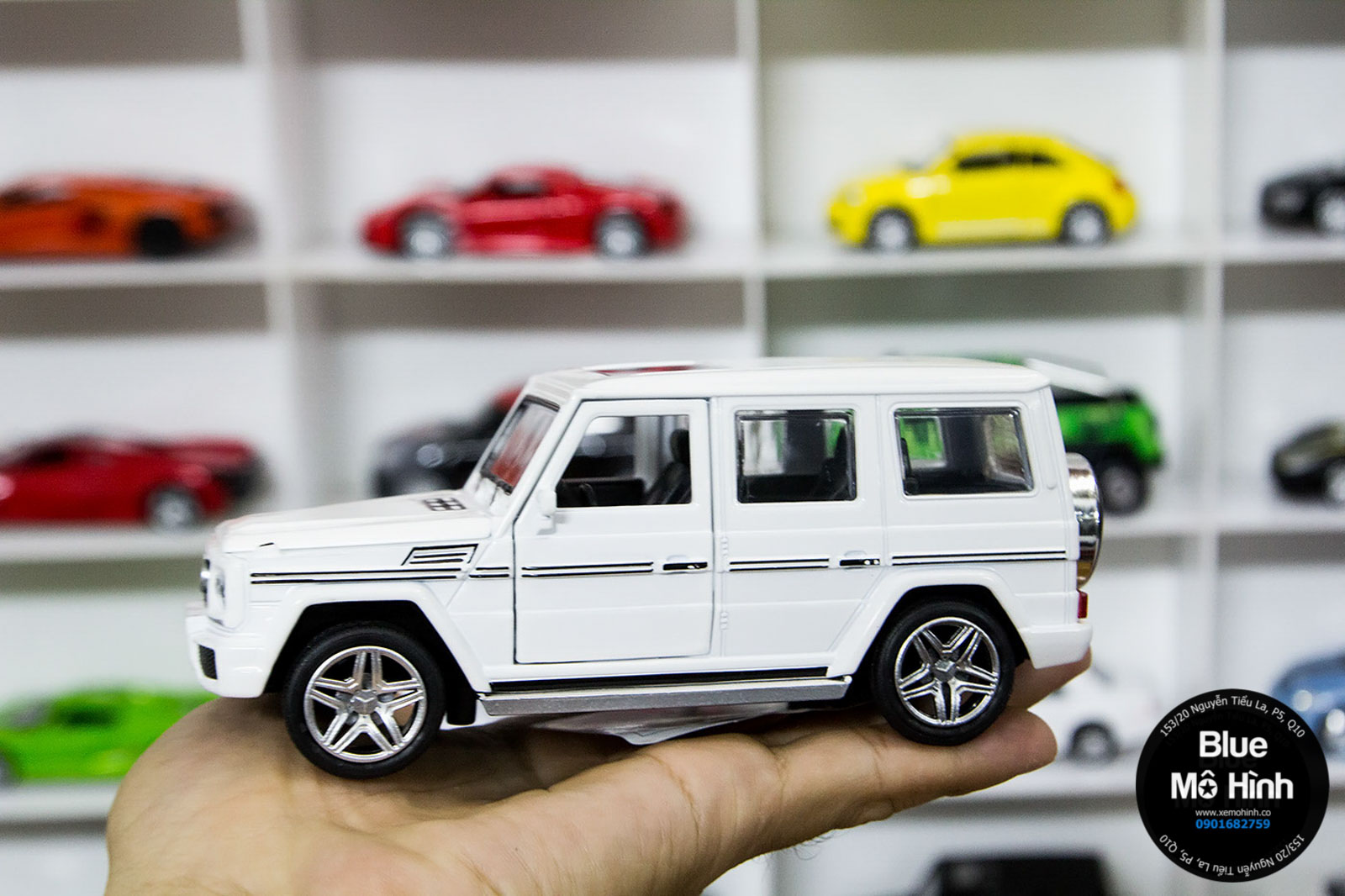 Xe mô hình Mercedes G65 AMG Mini Auto 1:32 - Blue Mô Hình