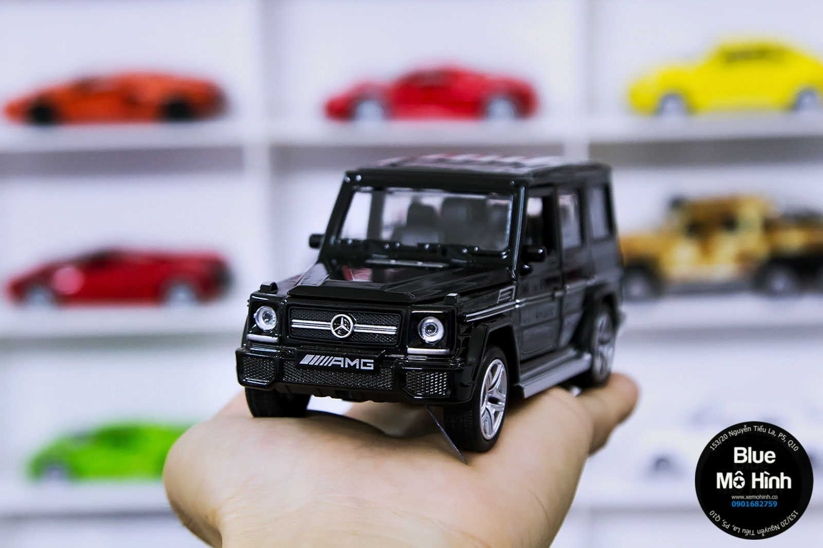 Xe mô hình Mercedes G65 AMG Mini Auto 1:32 - Blue Mô Hình