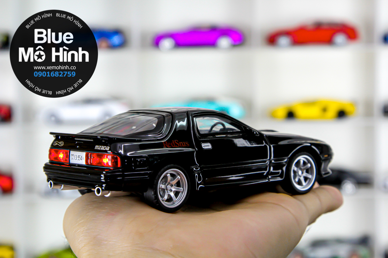 Xe mô hình Mazda RX7 JDM 1:32 - Blue Mô Hình