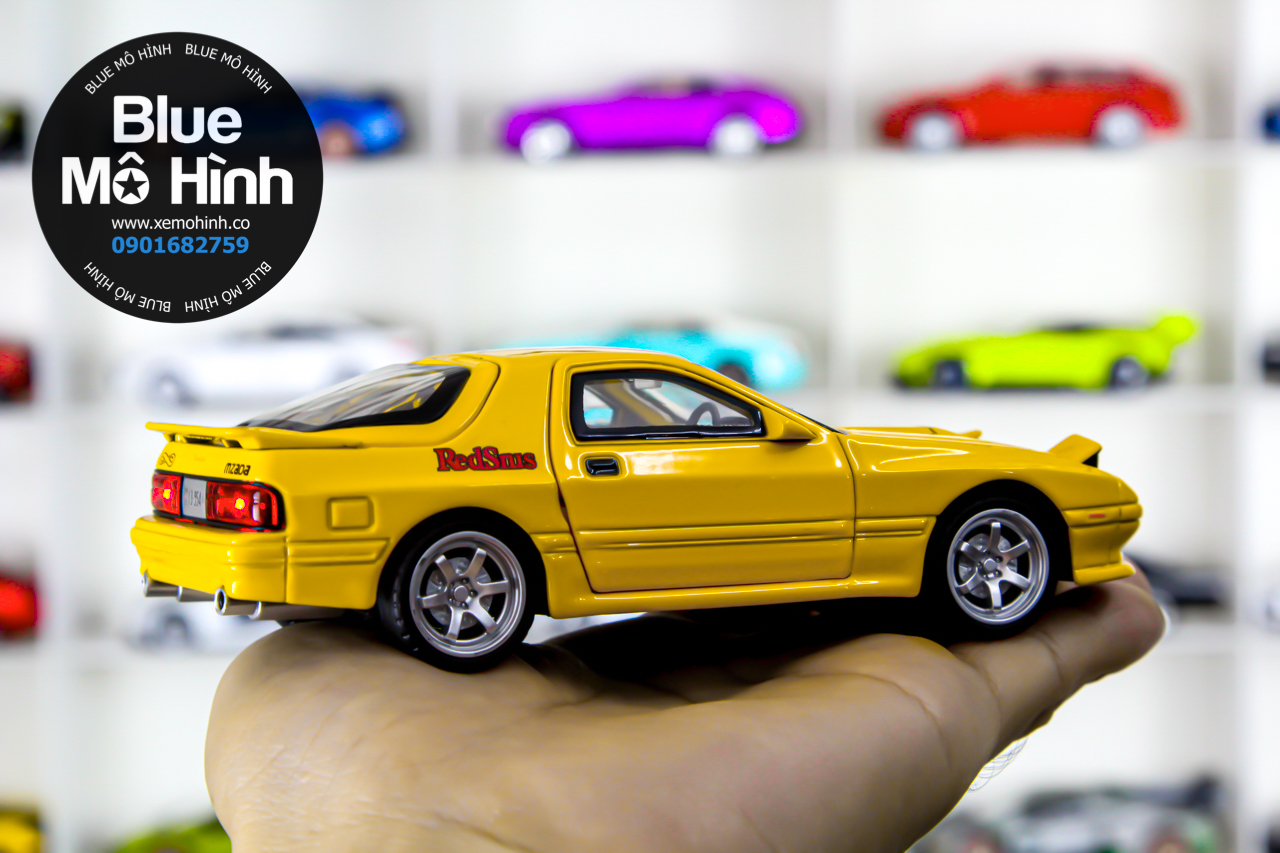 Xe mô hình Mazda RX7 JDM 1:32 - Blue Mô Hình