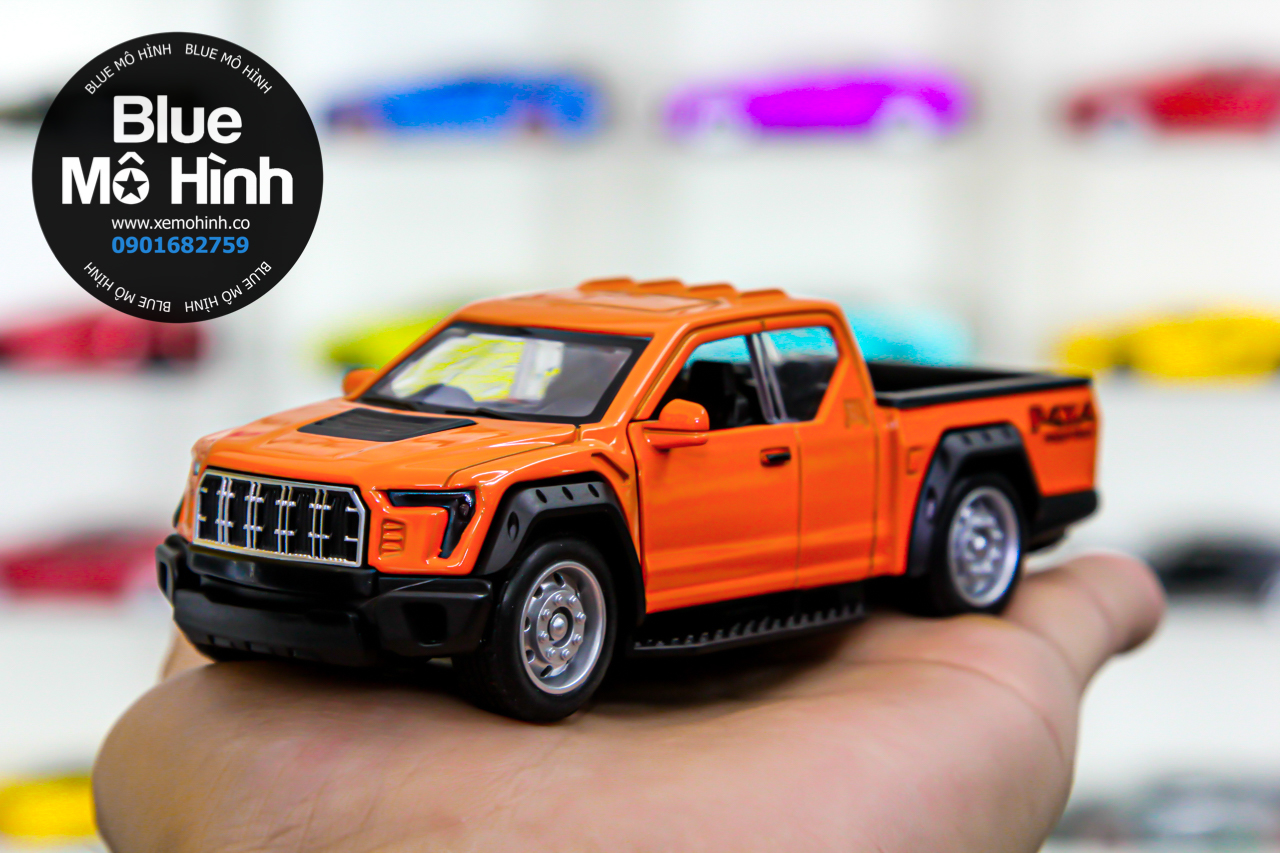 Xe mô hình bằng kim loại Ford F150 Raptor Pickup 1:36 - Blue Mô Hình
