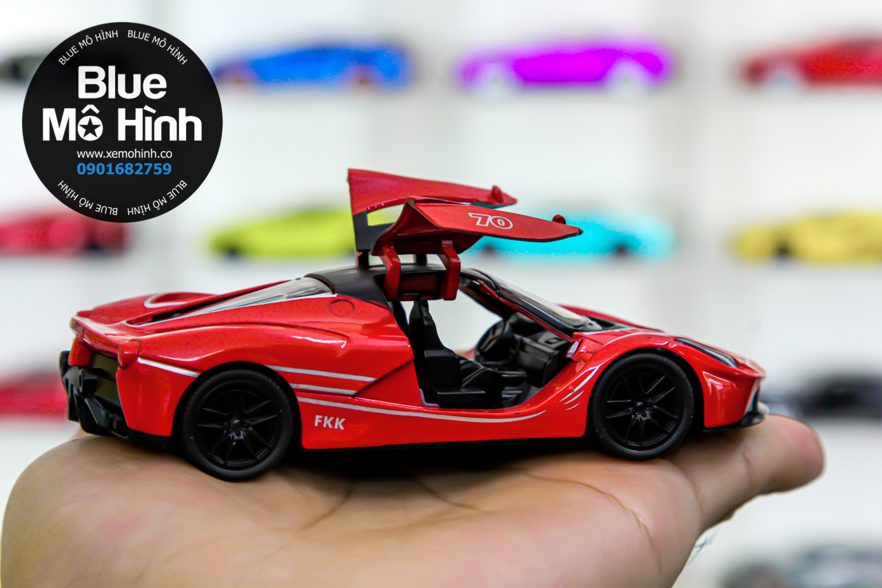 Xe mô hình bằng kim loại Ferrari LaFerrari 1:36 Đỏ - Blue Mô Hình