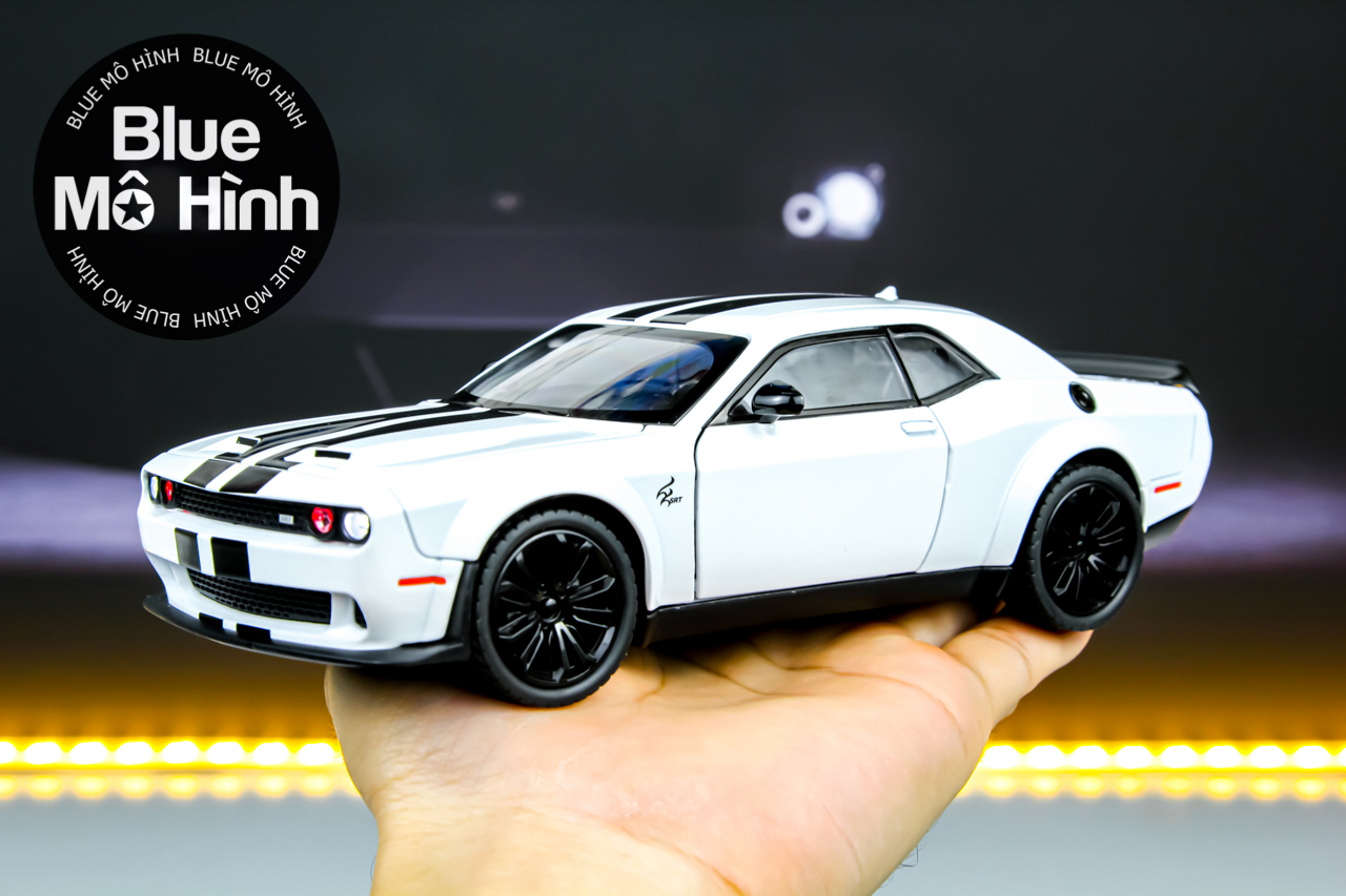 Xe mô hình Dodge Challenger SRT Hellcat 1:24 - Blue Mô Hình