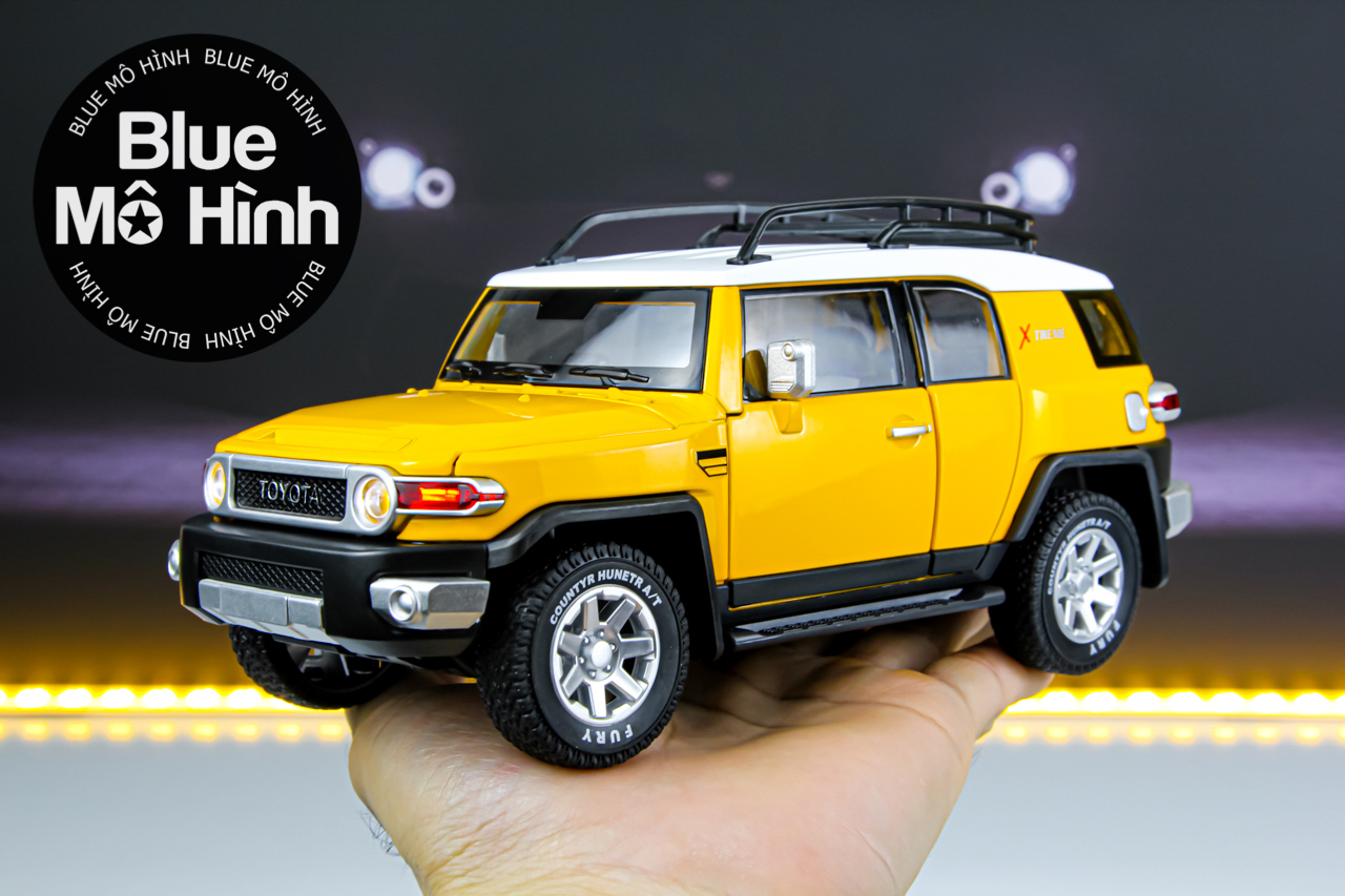 Xe mô hình Toyota FJ Cruiser SUV 1:24 - Blue Mô Hình