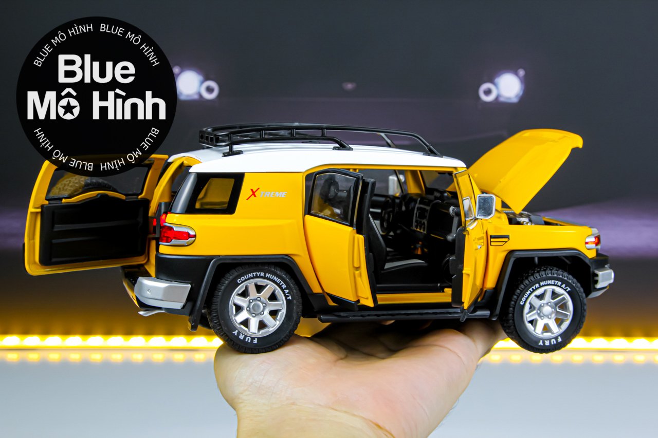 Xe mô hình Toyota FJ Cruiser SUV 1:24 - Blue Mô Hình