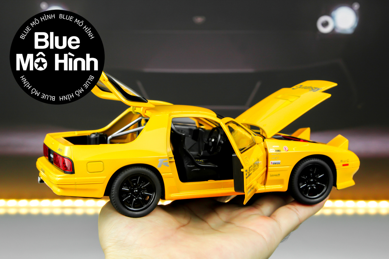 Xe mô hình Mazda RX7 JDM 1:24 - Blue Mô Hình