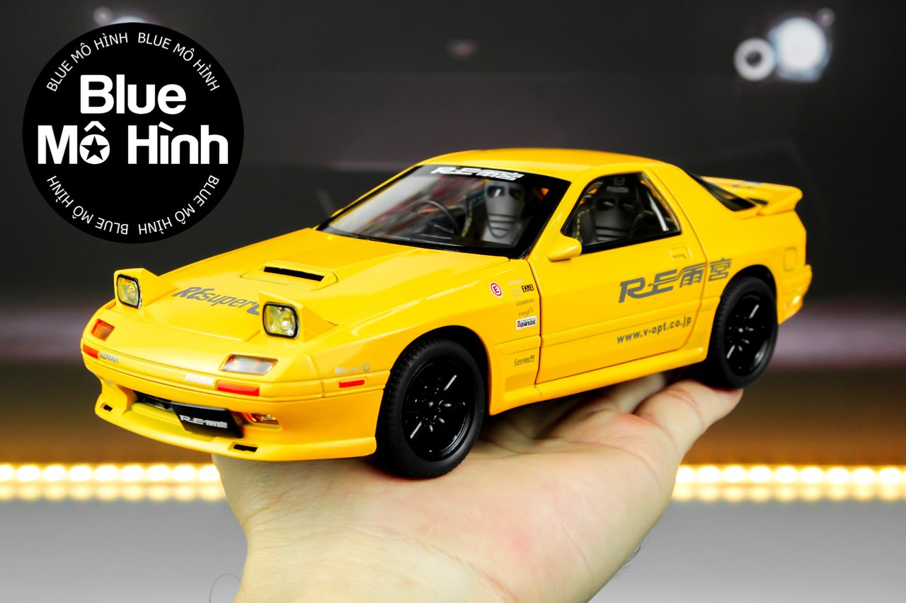 Xe mô hình Mazda RX7 JDM 1:24 - Blue Mô Hình