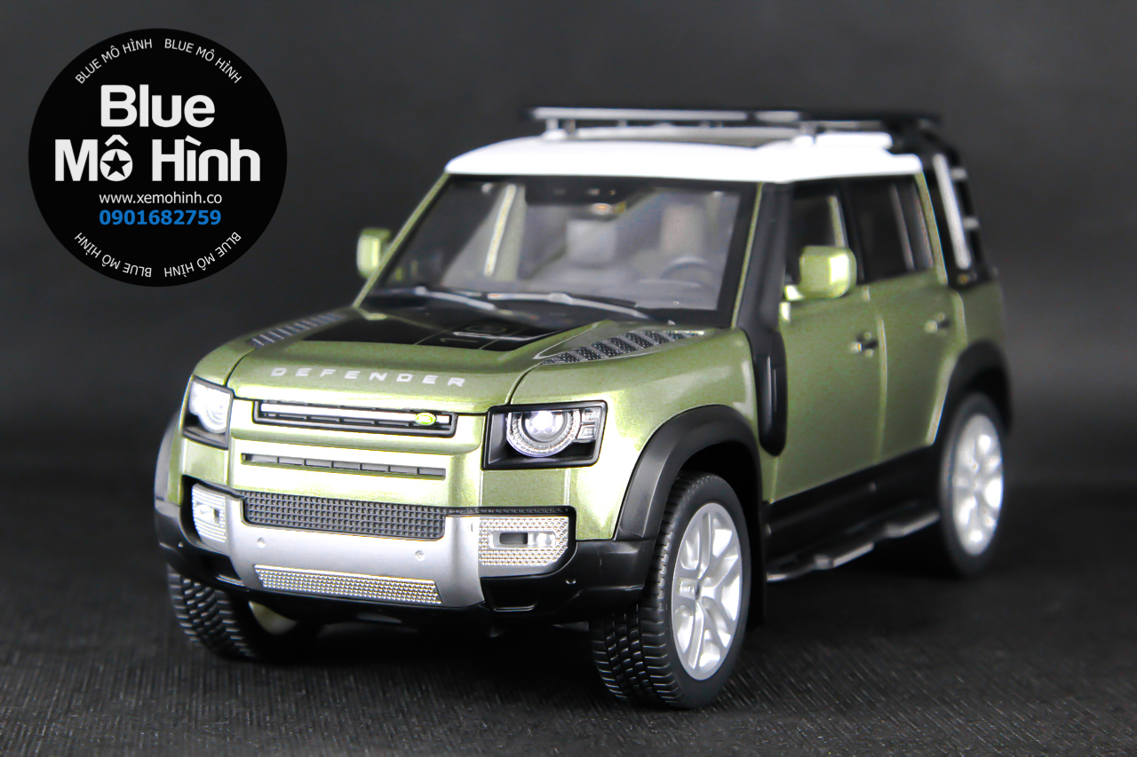 Xe mô hình SUV Land Rover Defender 1:18 - Blue Mô Hình