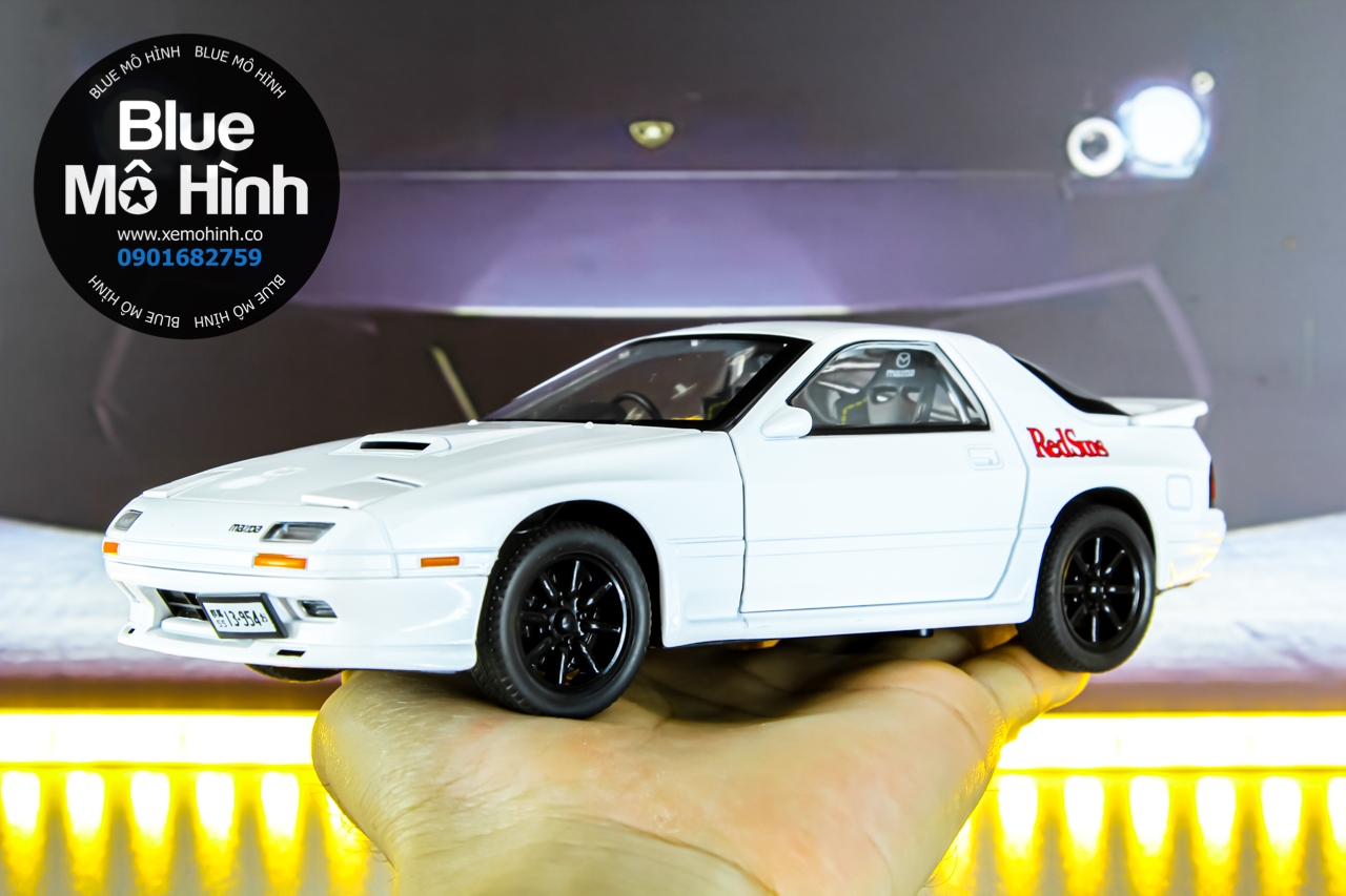 Xe mô hình Mazda RX7 JDM 1:24 - Blue Mô Hình