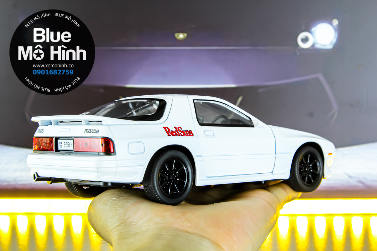 Xe mô hình Mazda RX7 JDM 1:24 - Blue Mô Hình