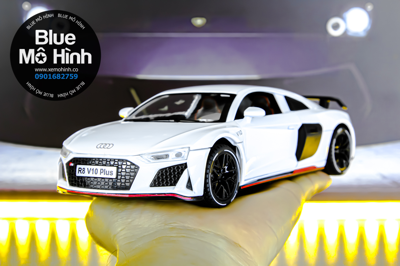 Xe mô hình Audi R8 V10 Plus 1:24 - Blue Mô Hình