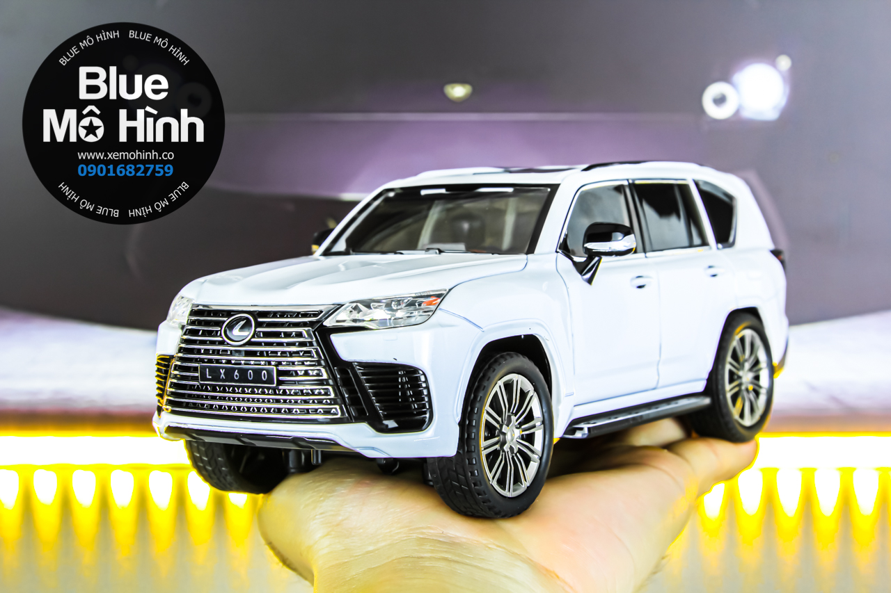 Xe mô hình SUV Lexus LX600 1:24 - Blue Mô Hình