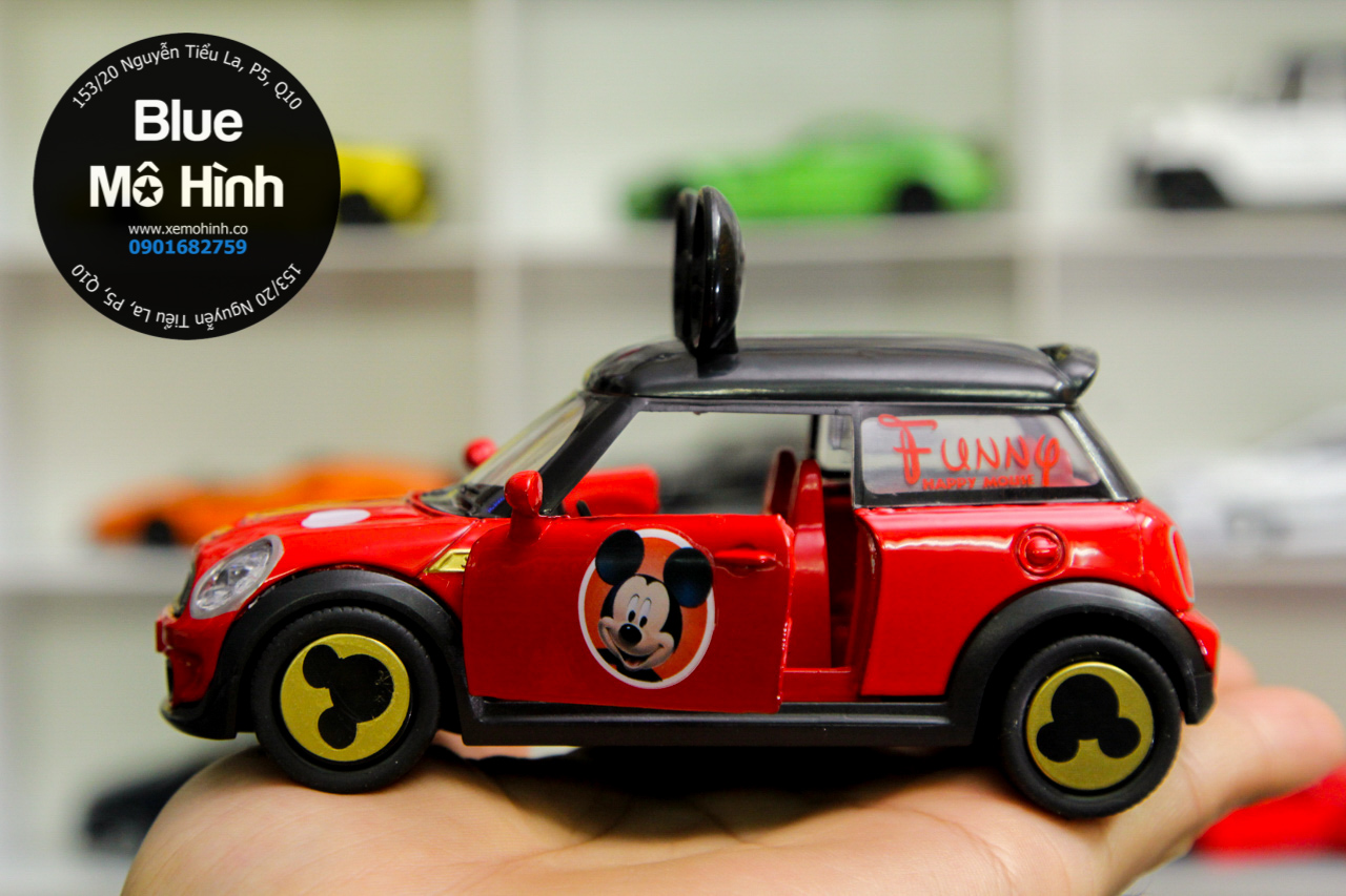 Xe mô hình Mini Cooper Mickey tỷ lệ 1:36 - Blue Mô Hình