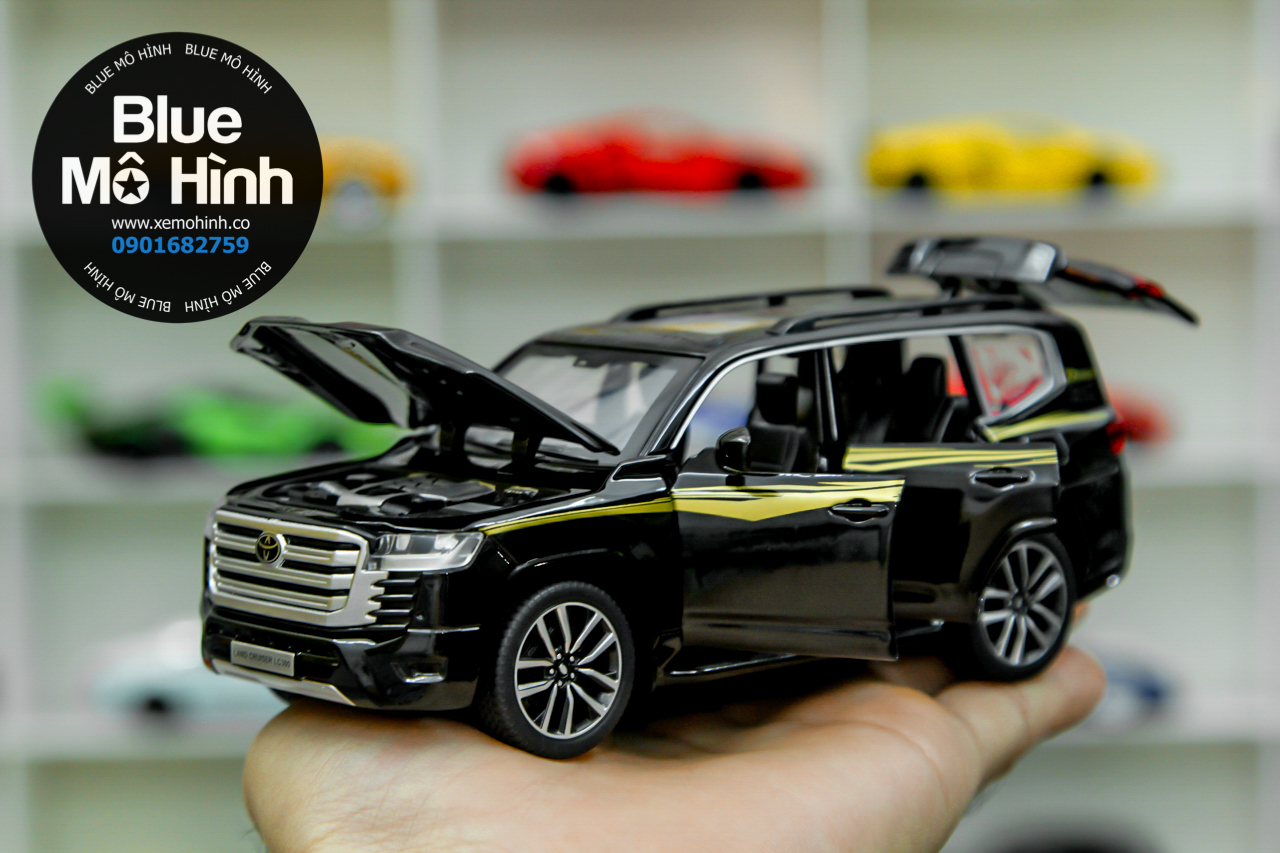 Xe mô hình SUV Toyota Land Cruiser LC300 1:32 - Blue Mô Hình