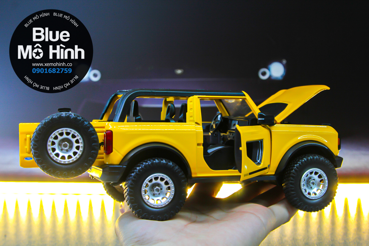 Xe mô hình Ford Bronco 1:24 - Blue Mô Hình