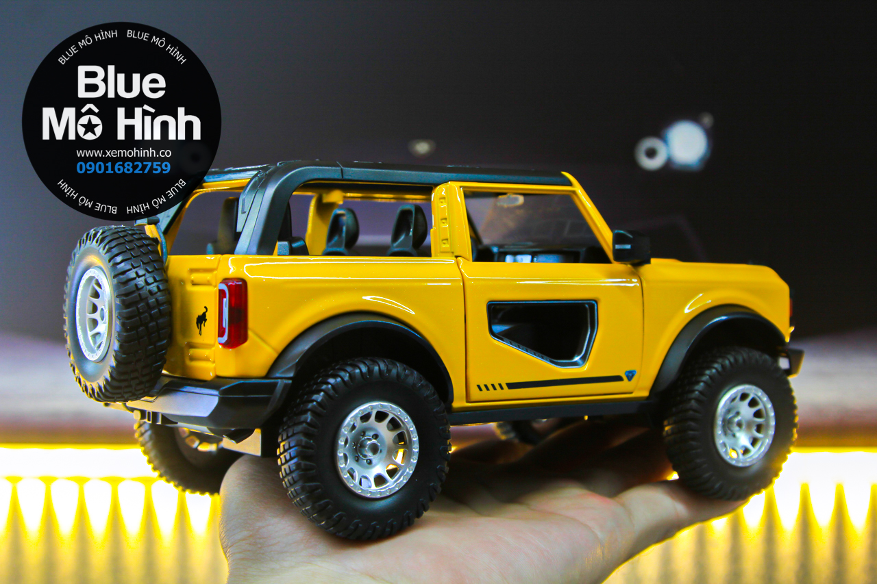 Xe mô hình Ford Bronco 1:24 - Blue Mô Hình