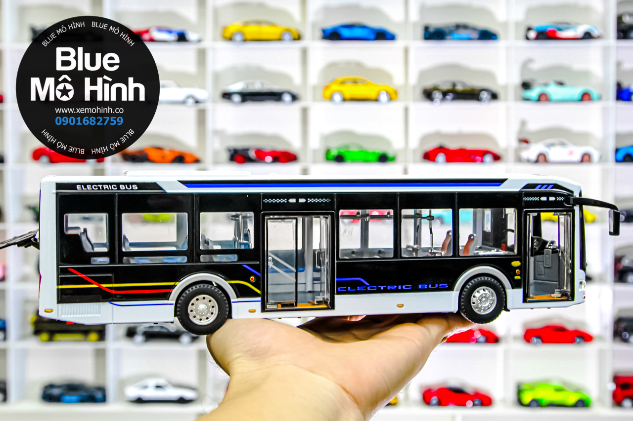 Xe buýt mô hình xe bus 1:42 bằng kim loại - Blue Mô Hình